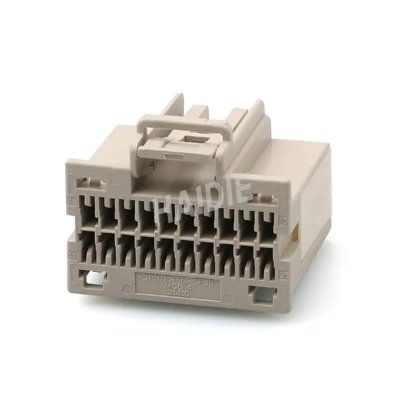 20 Pin Female Plastic Cable Wiring Harness Car Electrical Housing ...