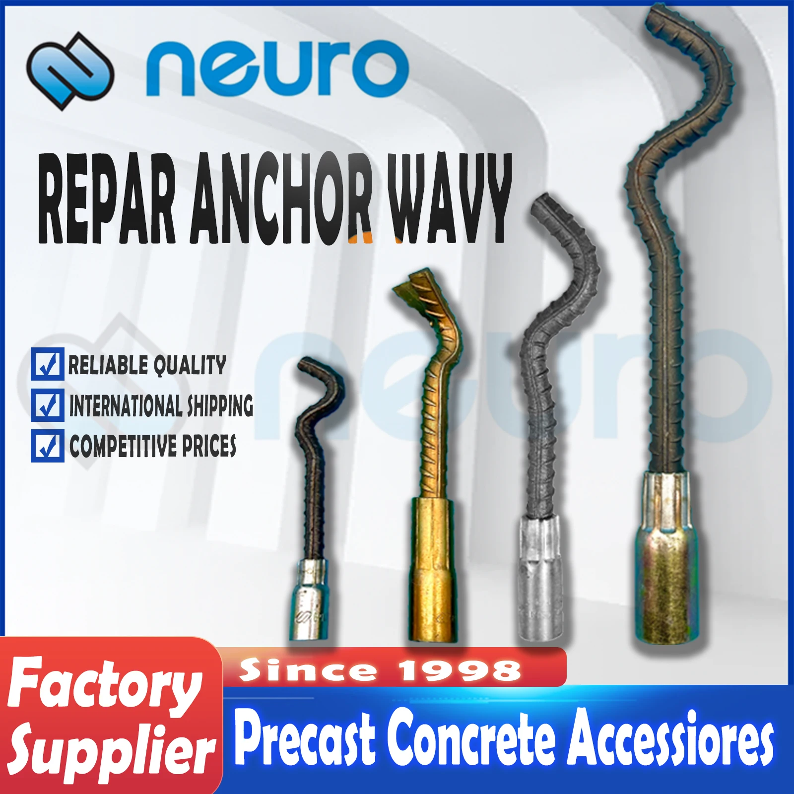 Precast Concrete Threaded System Rebar Wavy Lifting Socket - Buy Rebar ...