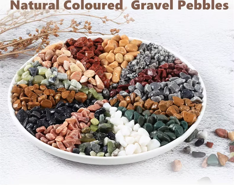 Modern Natural Cobble High-Polished Snow White Quartz Glass Pebbles for ...