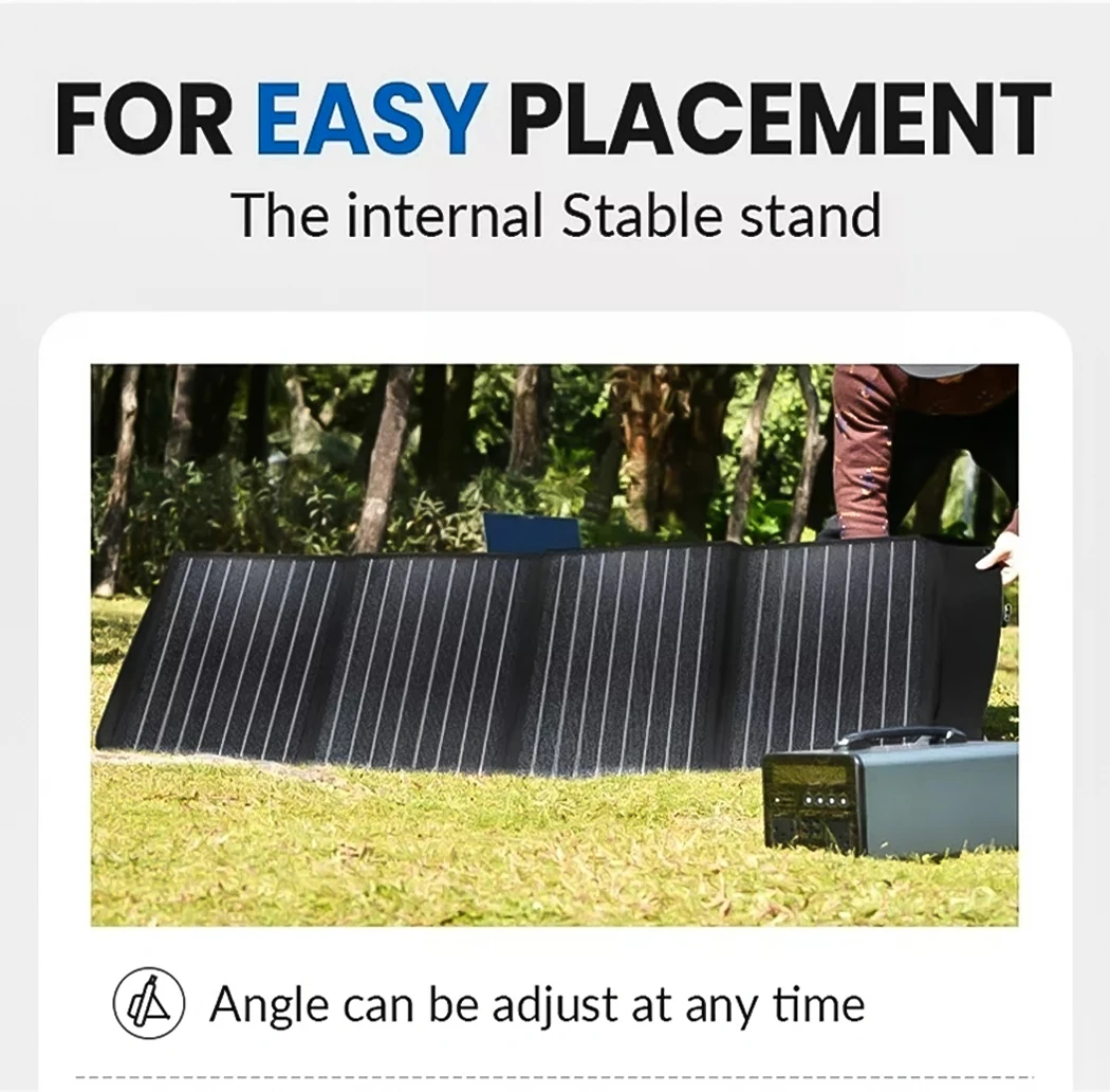 120w 4folder Portable Solar Panel For Laptop Cellphone,Waterproof Ip65 ...