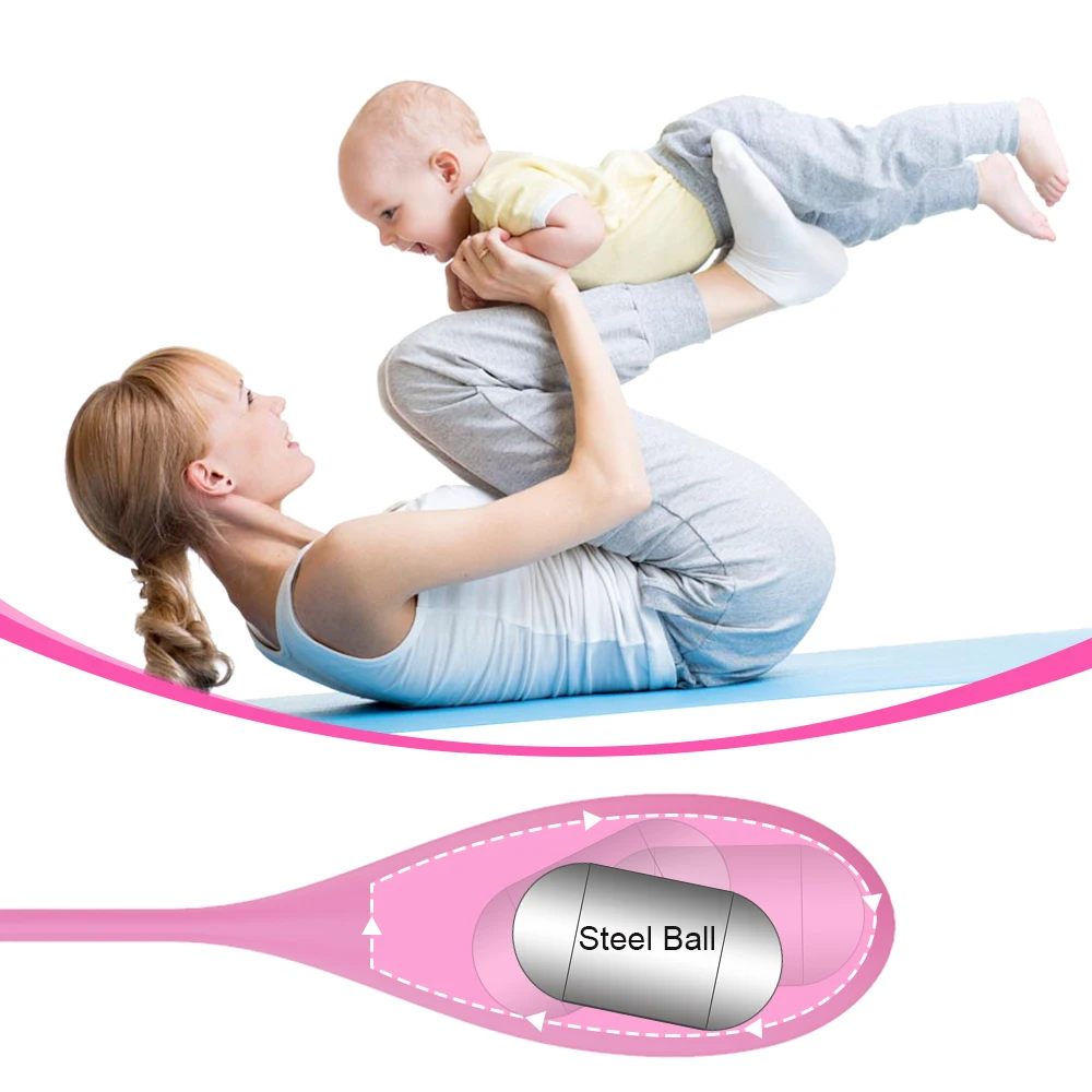 Pelvic Floor Muscle Exercise with Ben Wa Balls Kit for Women