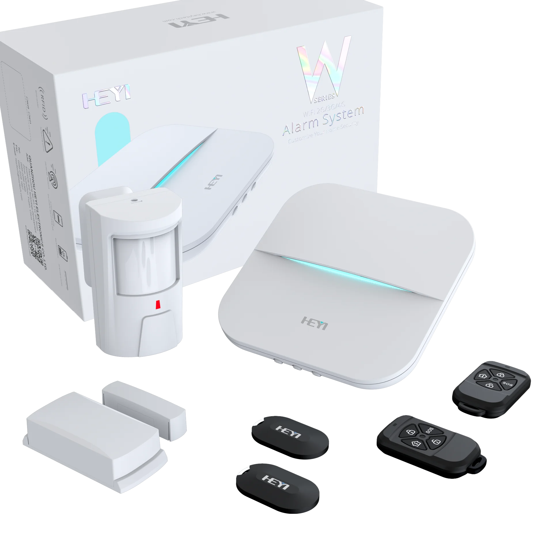 Heyi Gsm Alarm Panel Wifi App Control Gprs Burglar Smart Home Security ...
