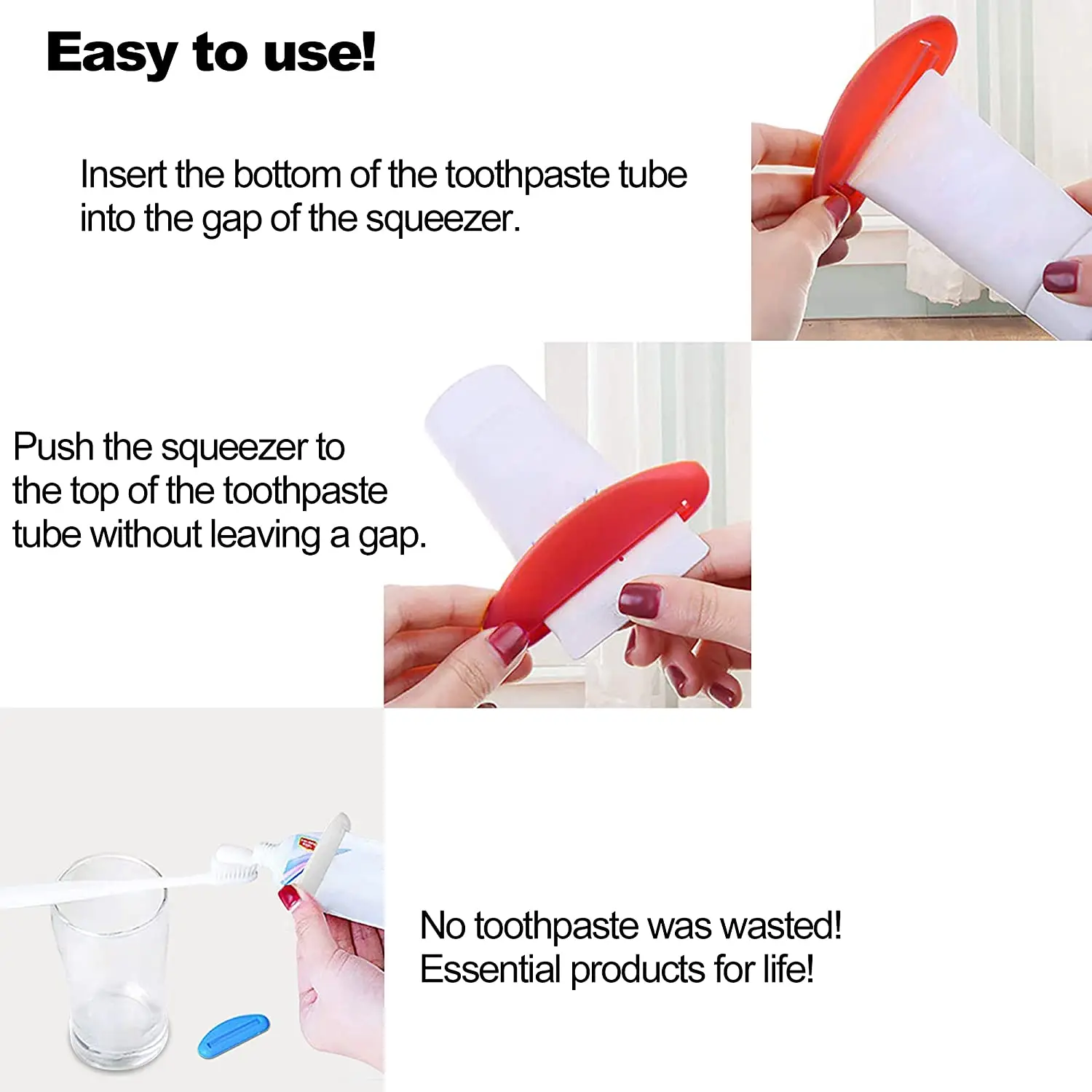 BST Custom Logo Plastic Toothpaste Tube Squeezer Push and Save ...