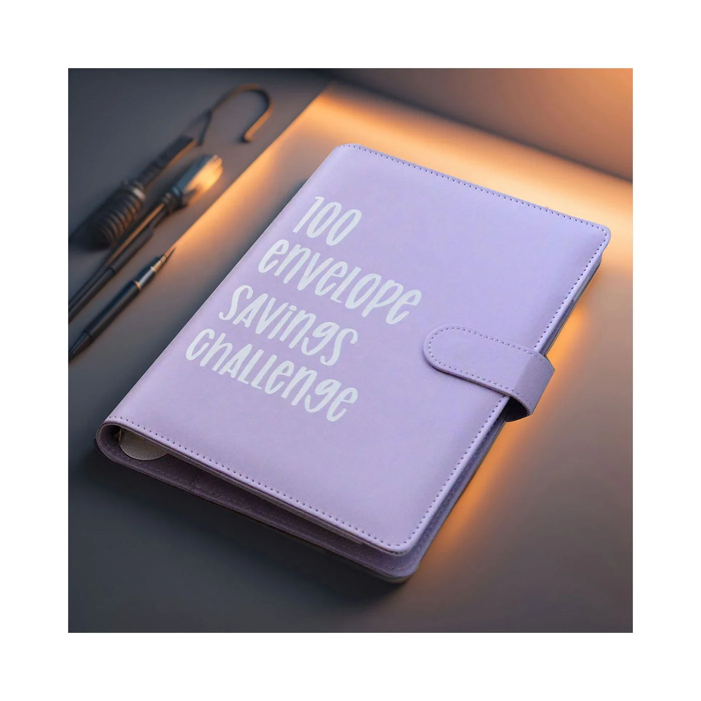 Wholesale Customizable Waterproof A5 Pu Leather Journal 100 Envelope ...