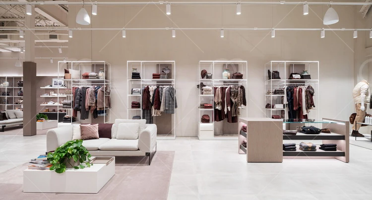 Shop Our Modern Interior Design for Fashion Clothes Display