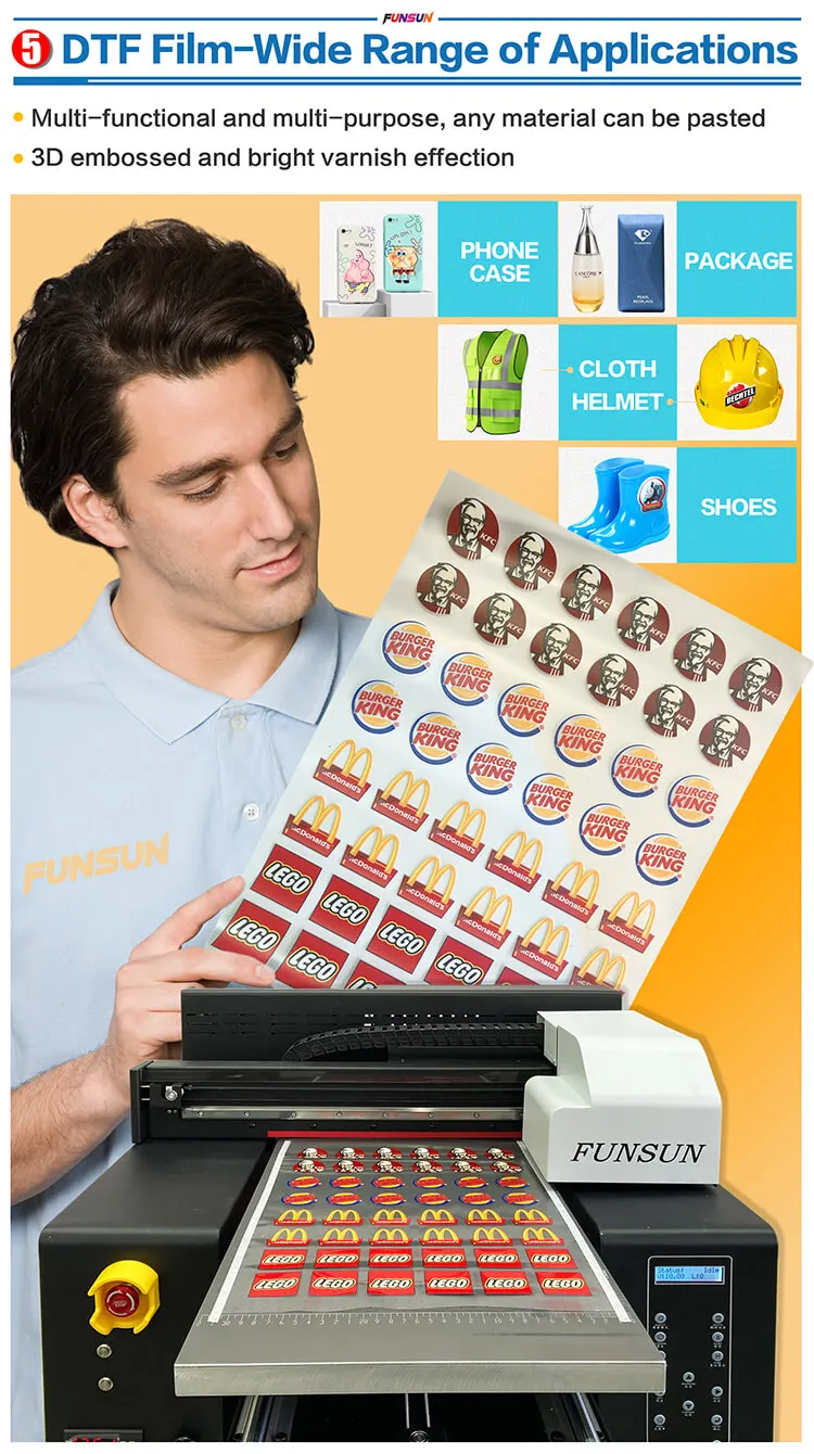 Funsun UV DTF Printer - Direct to Film Printing Solutions