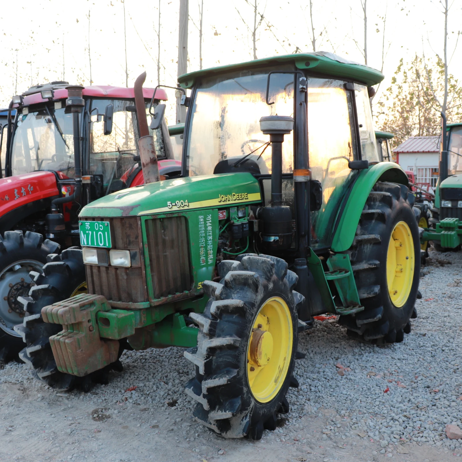 John Deere Dir Used Second Hand Tractor 90hp 4w Farm Tractor 4wd Diesel ...