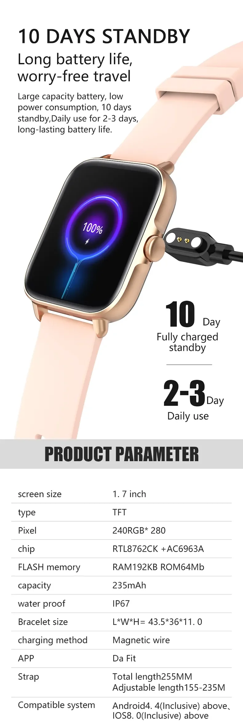 Y22 Smart Watch - Versatile Fitness Tracker with Call Reminders