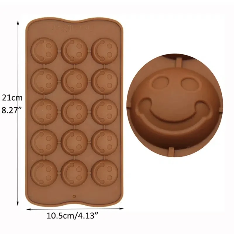 9 Holes Number Shaped Silicone Mold Chocolate Cake Baking Mold Ice ...