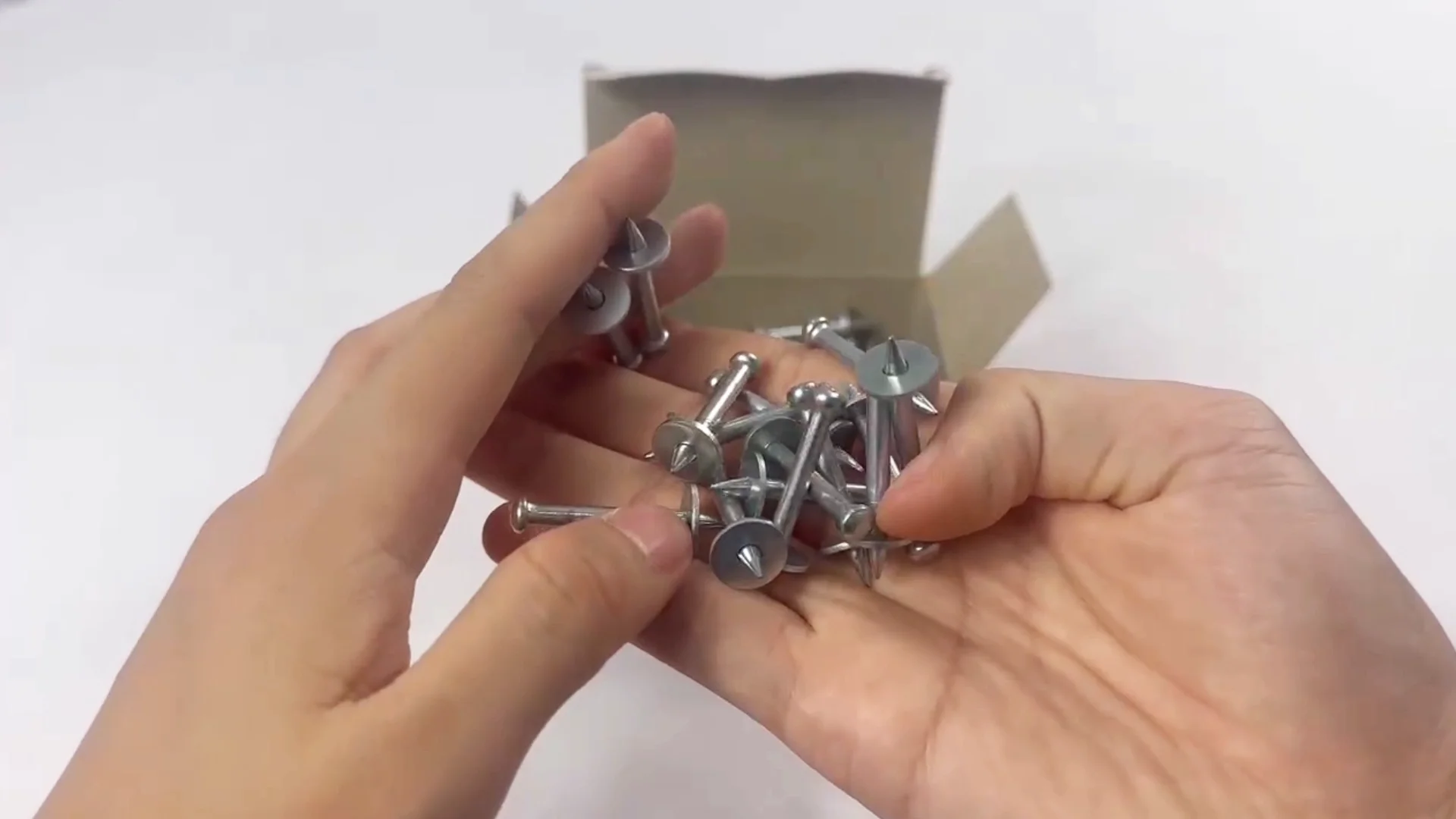 Power Actuated Fastener Red Hit Nk32 Drive Pins Galvanized Round Flat ...