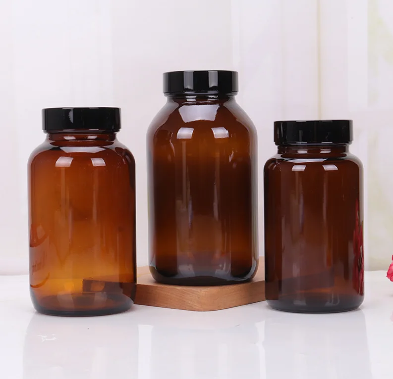 120 Ml Pharmaceutical Amber Glass Bottles - High Quality