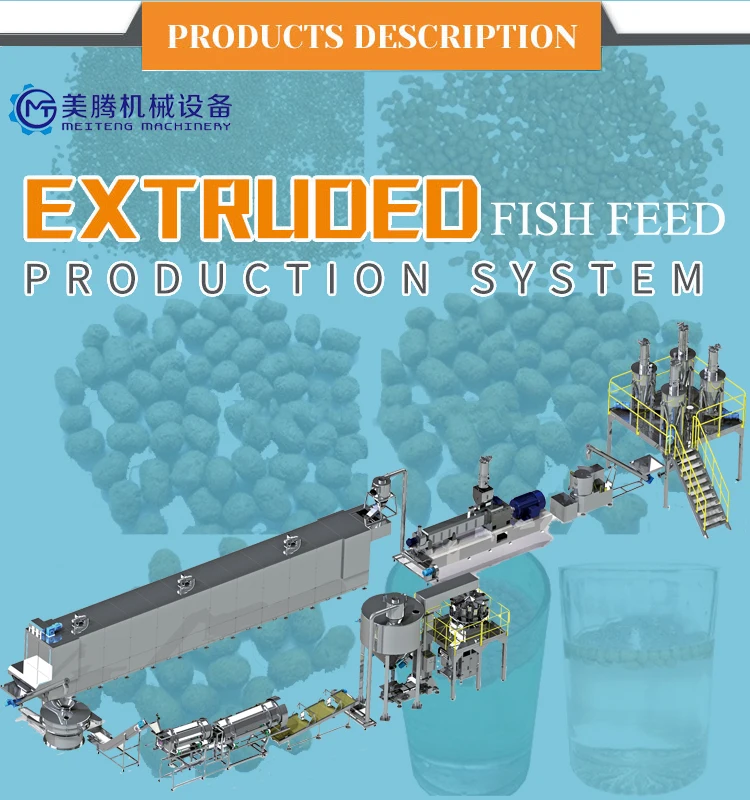 High-Efficiency Universal Aquaculture Feed Line - Fish Pellet Feed Twin ...
