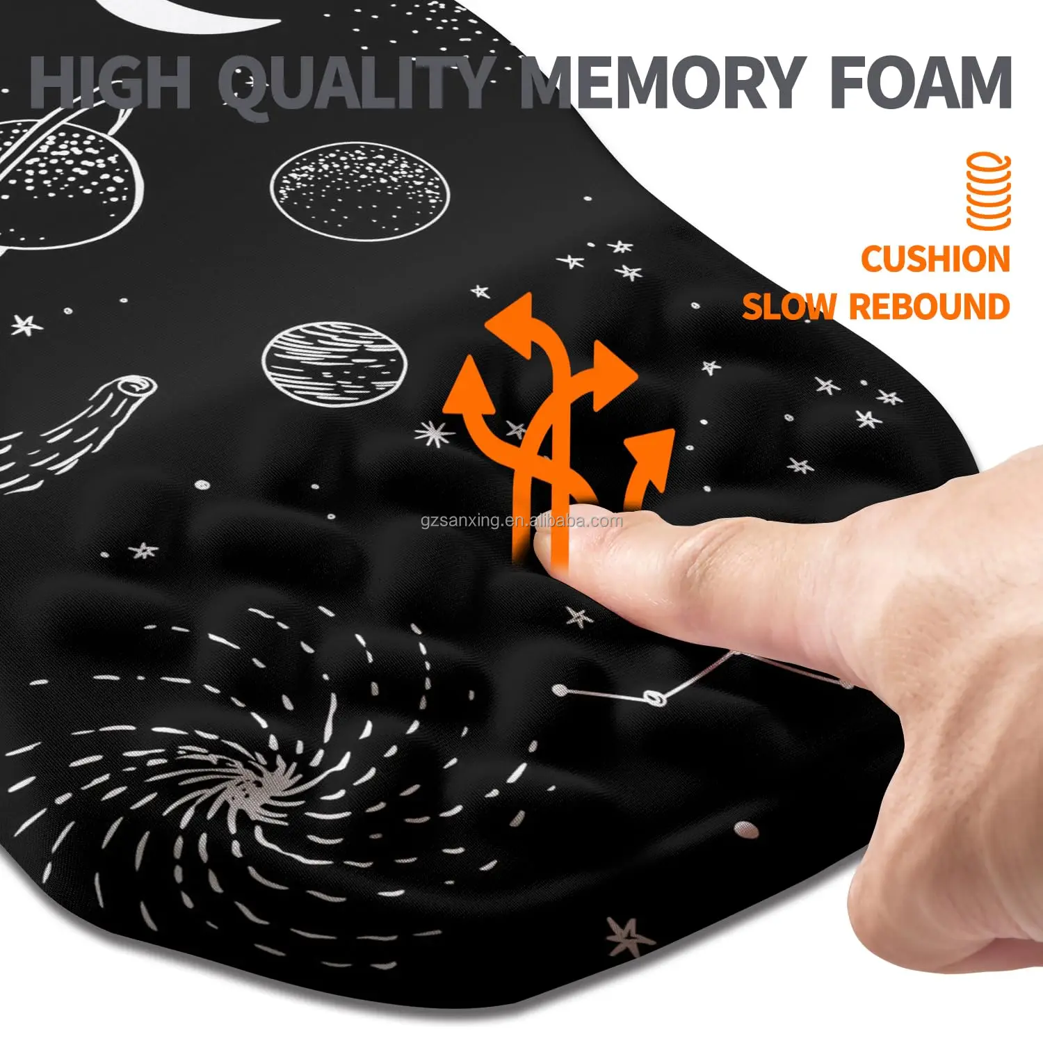 Wrist Support Keyboard Computer Gaming Mouse Pads Desk Pad Ergonomic ...