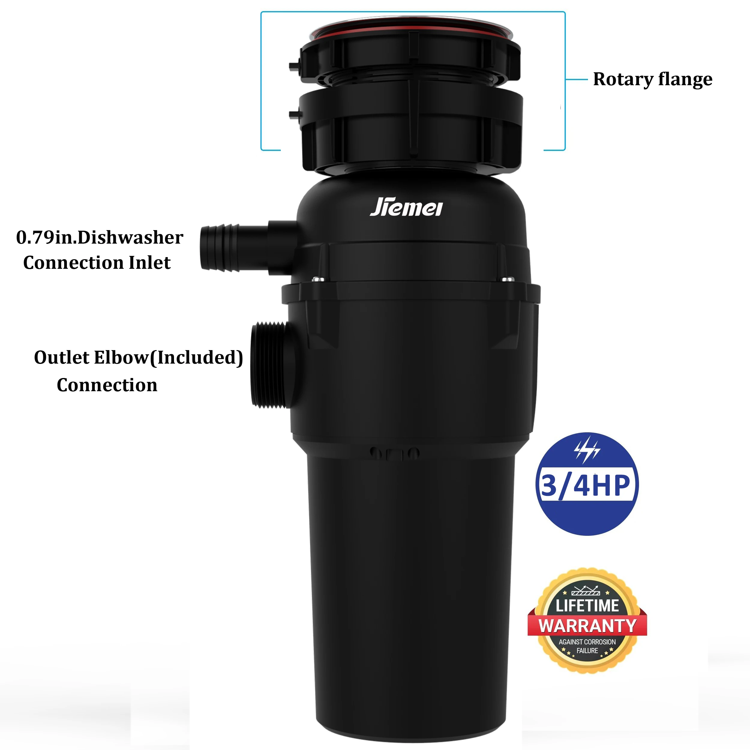 Food Waste Shredder Continuous Food Garbage Disposals Automatic Quiet ...