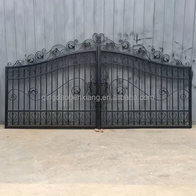 Antique New Style Wrought Iron Main Gate Designs for Homes| Alibaba.com