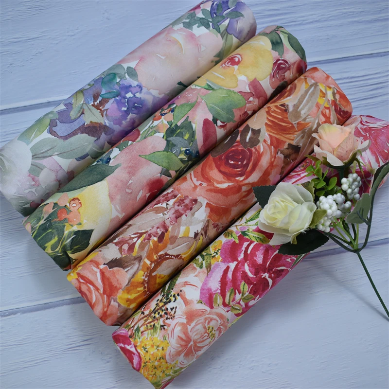 Custom Print Fabric 100% Cotton Customised Fabric Printing Hawaiian ...