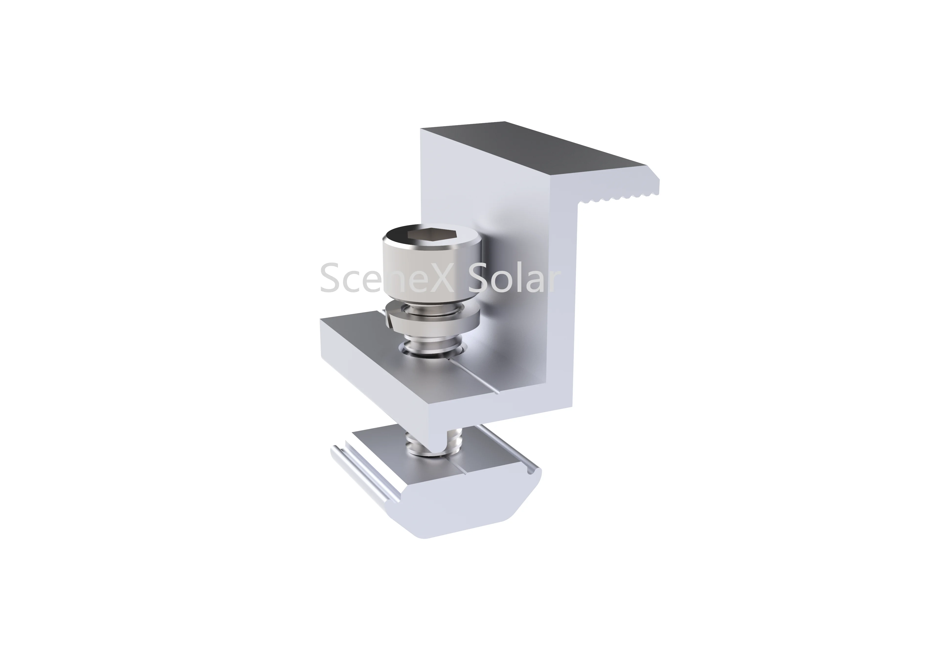 Solar Mount Structure Rail Less Solar Short Rails Aluminium Mini Rail ...