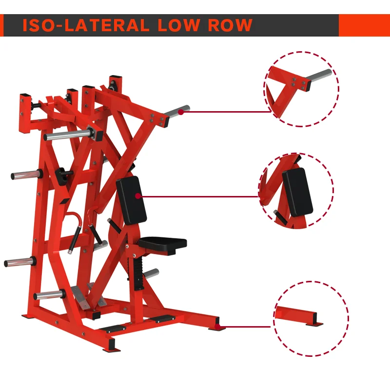 Gym Lateral Low Row Machine Fitness Equipment - Buy Gym Iso Lateral Chest Press Machine,Fitness ...