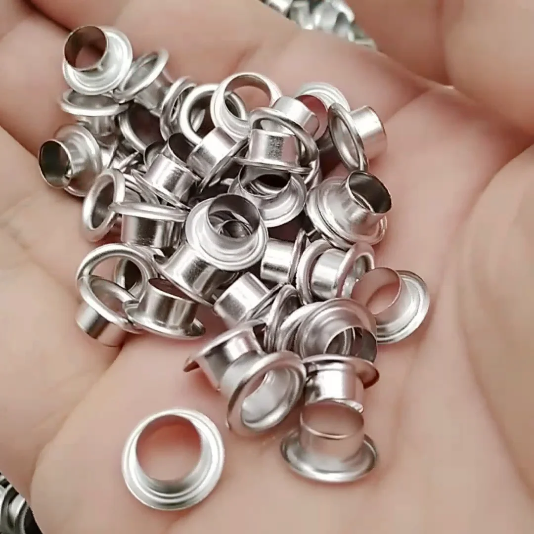 10.5mm Outer 6mm Inner Metal Eyelet In Imitation Nickel Color Gbb-10.5 ...