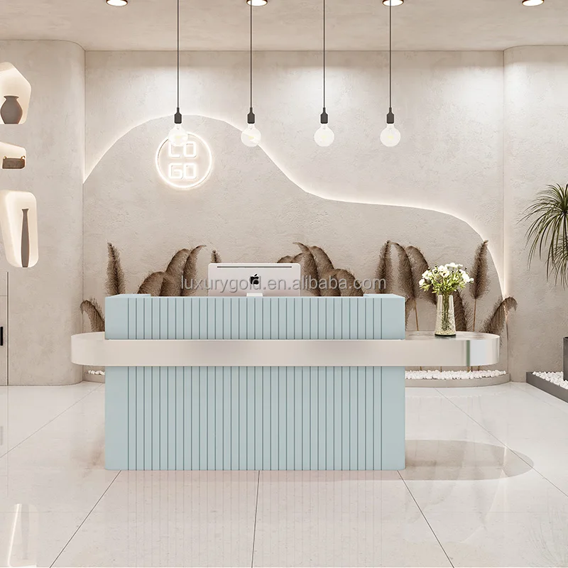 Wholesale Modern Luxury Front Desk Cashier Checkout Counters Spa ...