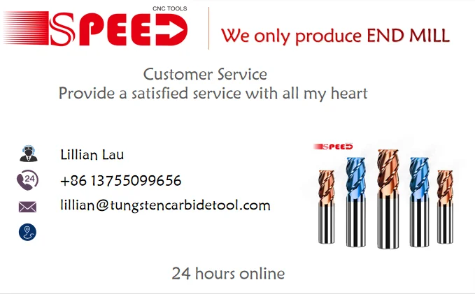 High Quality Carbide End Milling Cutter Carbide Tool Hrc55 4 Flutes End ...