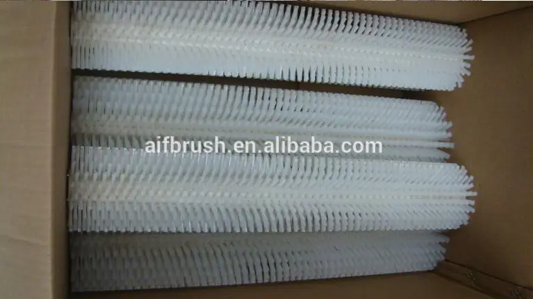 Nylon Bristle Staple Set Tufted Roller Brush For Cleaning Vegetable ...