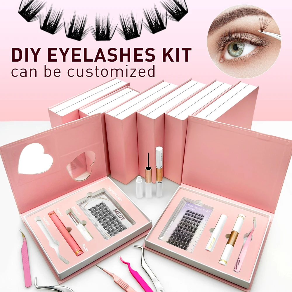 Wholesale Fluffy Diy Eyelash Clusters Kit Diy Eyelashes Extension Lash ...