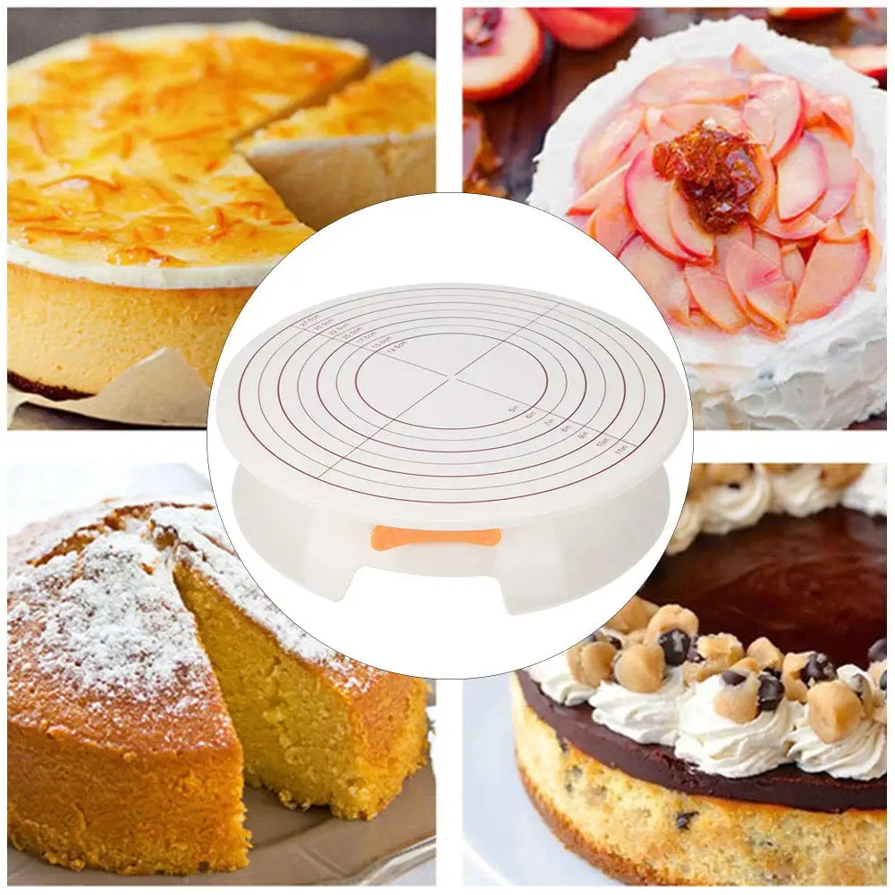 Kitchen Baking Rotary Revolving Switch Design Non Slip Round Plastic ...