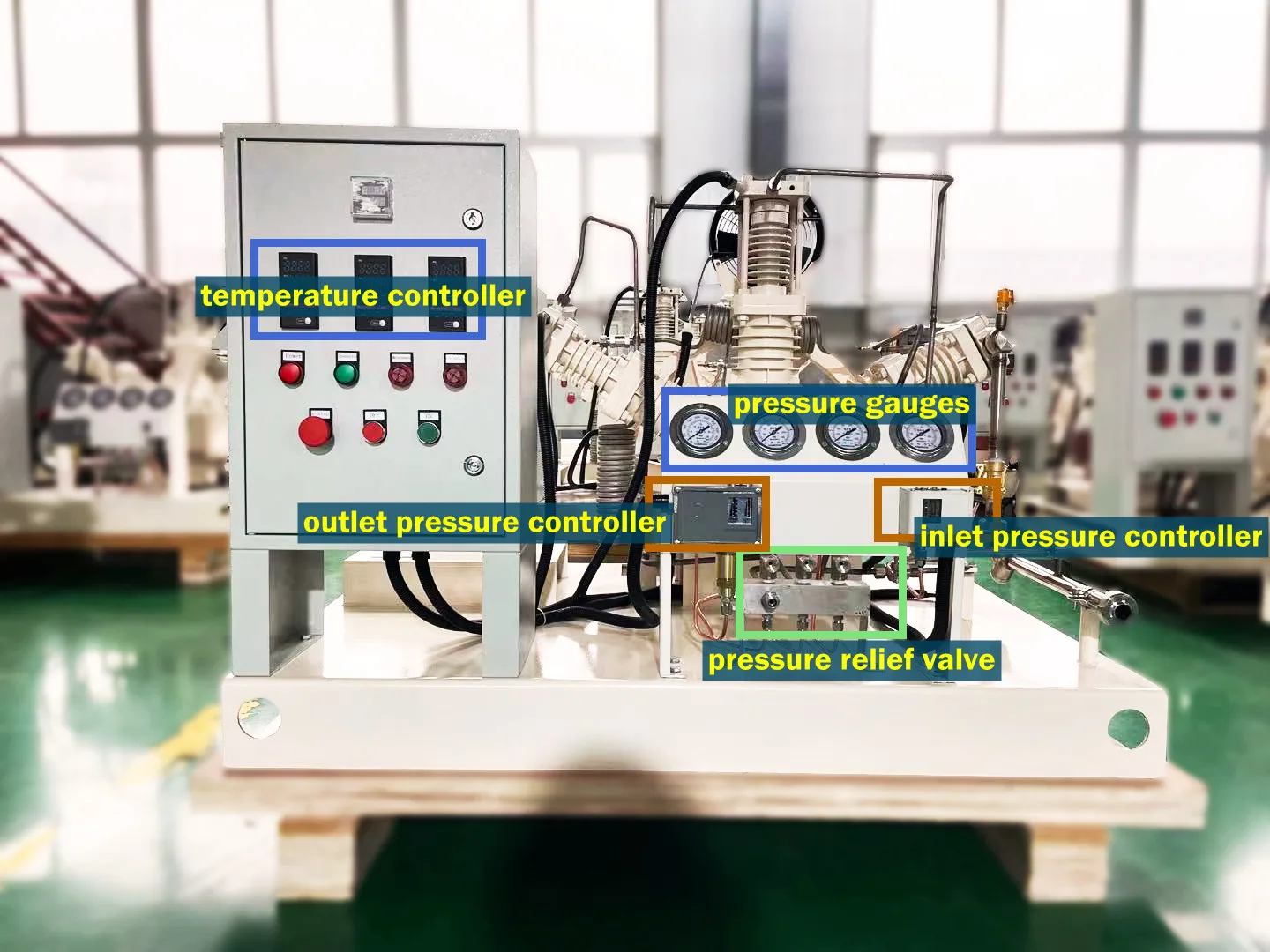 200bar (2900psig) Oxygen Concentrator Compressor Rebuild For Psa ...