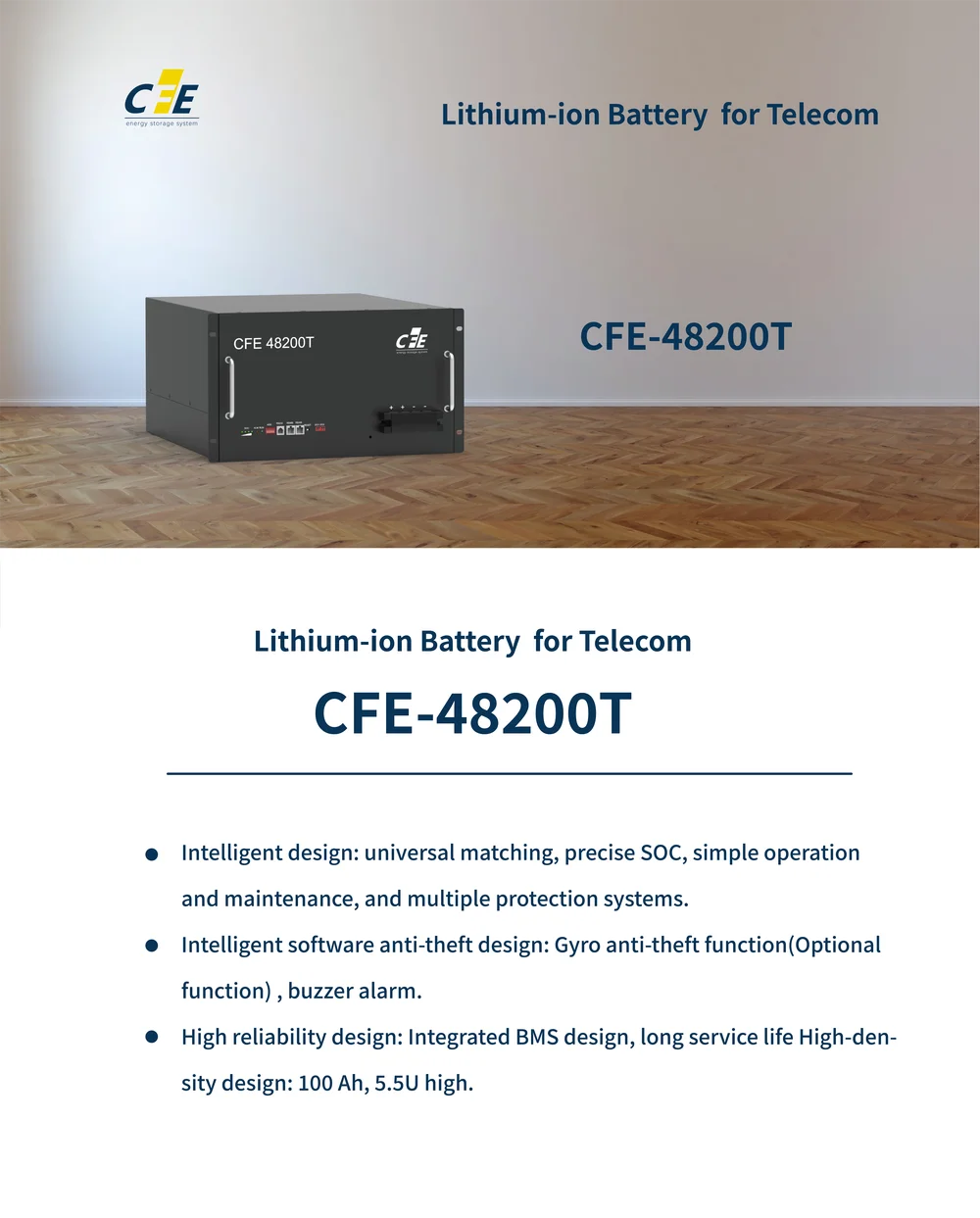 CFE-48200T 48V 200Ah 10kWh 5kWh Home Energy Storage Battery Packs ...