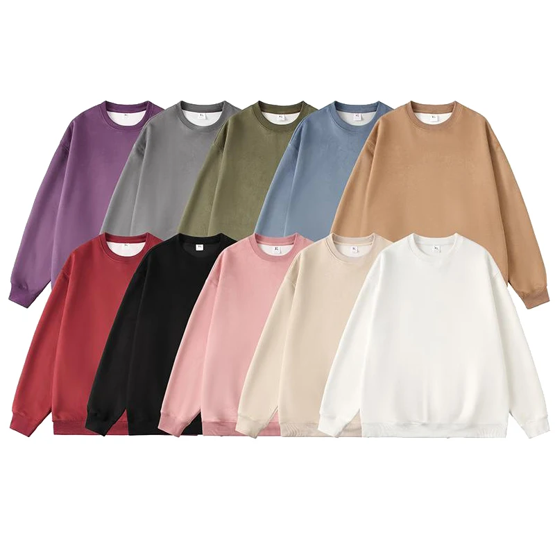 Embossed Suede 400 Gsm Custom Logo Cropped Hodie Hoodie French Terry ...