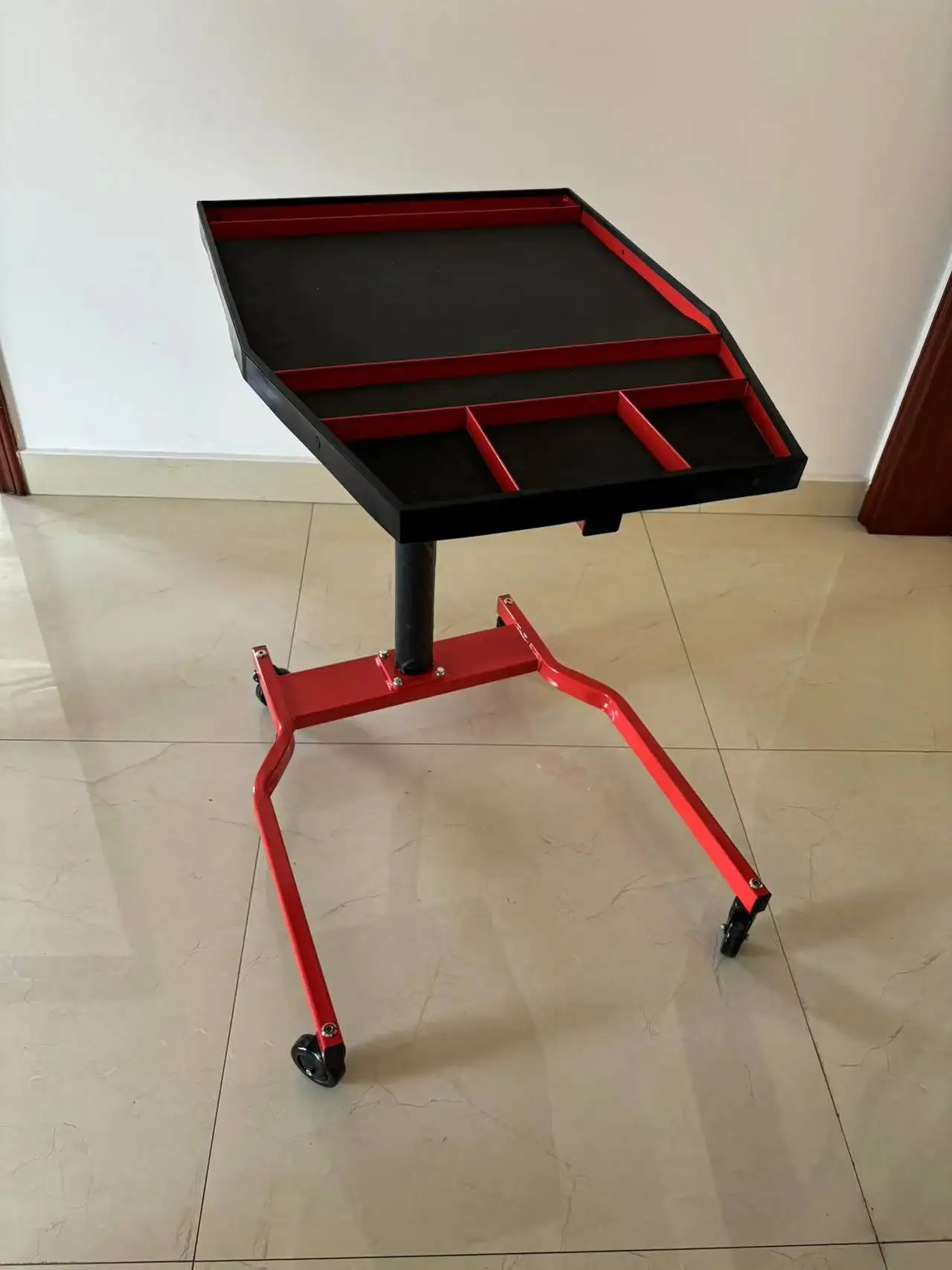 Height Adjustable Maintenance Service Pallet Trolley Work Table ...