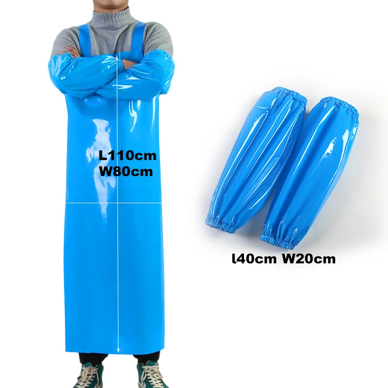 Wholesale Food Processing Butcher Work Apron Anti-Fouling Vinyl TPU ...