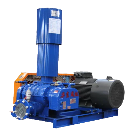 Air Blower Roots Blower 3-Lobe 10 Hp for Industrial Wastewater Treatment