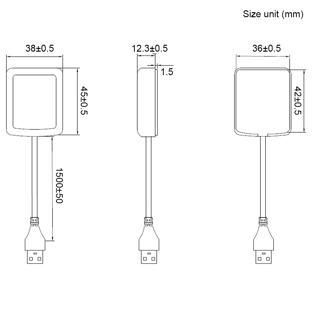 Rs232/ttl/rs485/ps2 Multi-frequency External Usb Gps Receiver ...