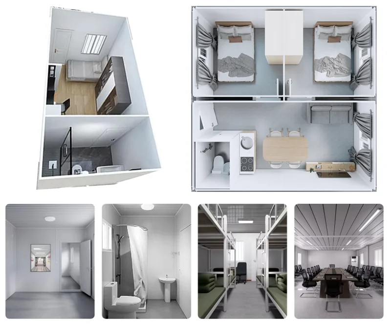 20-foot Sandwich Panel Container House - Flexible & Durable