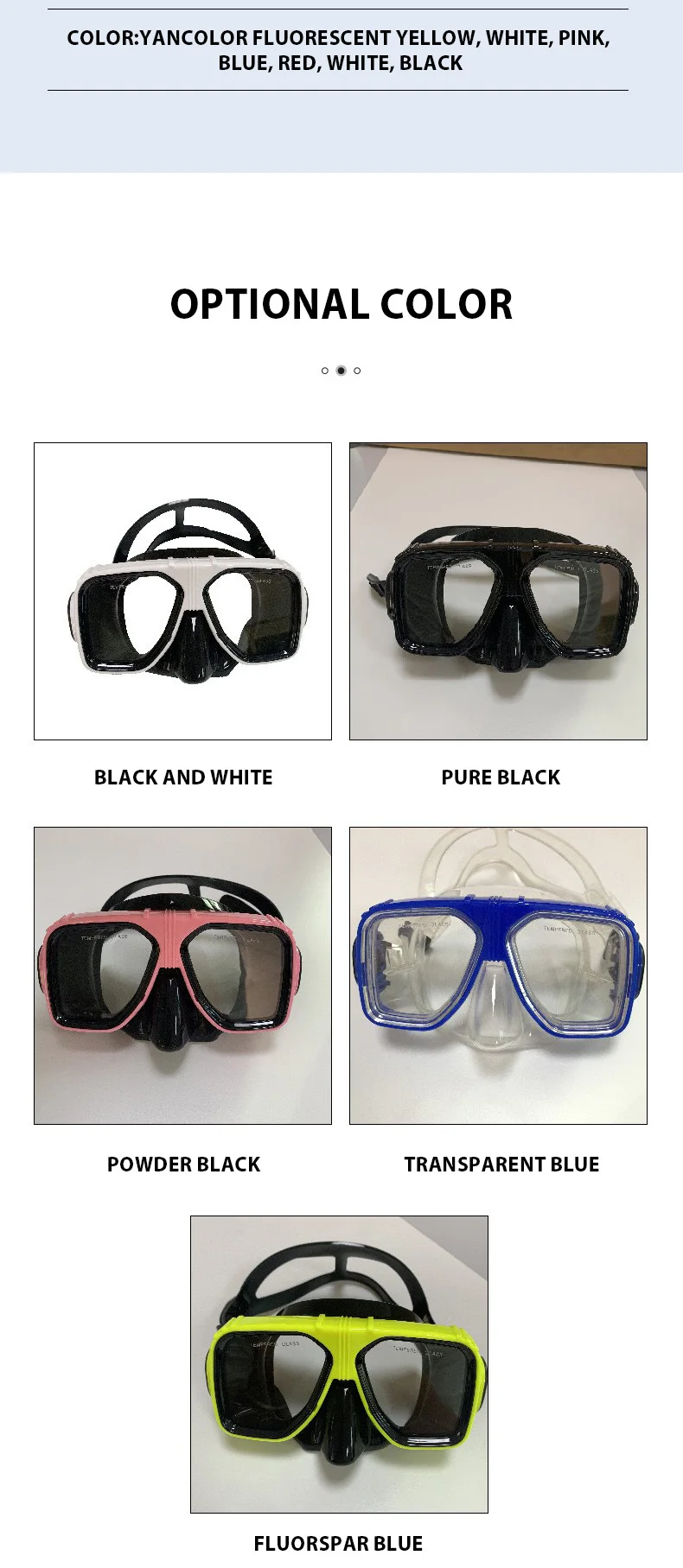 Custom Portable Lightweight Adult Snorkeling Mask Soft Silicone Diving ...