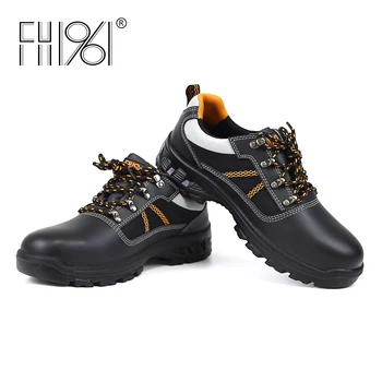 Fh1961 Safety Shoes Black Steel Toe With Ultimate Protection And Long ...