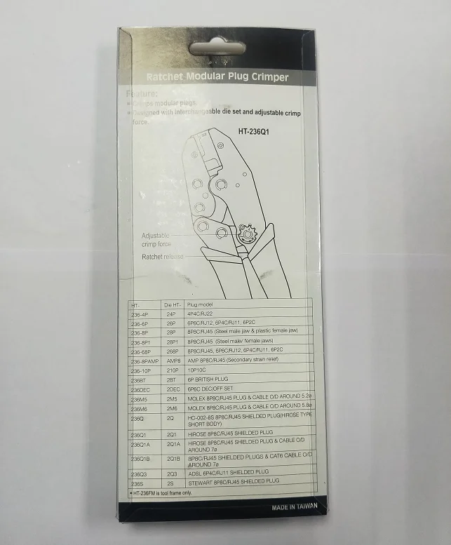 Crimp Tool For Cat7 Terminals And Connector Crimping Tool - Buy ...