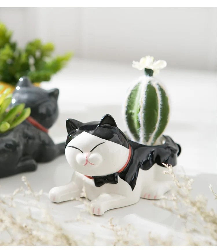 Indoor Cute Flower Pots Home Decoration Animal Succulent Planter Mini ...