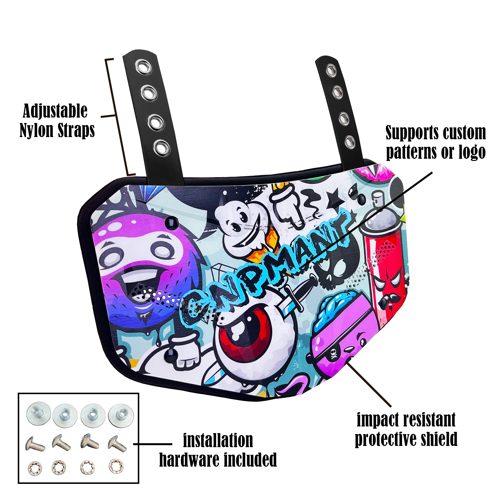 Kidney Protection Football Back Plate Protector - Lower Back Kidney ...