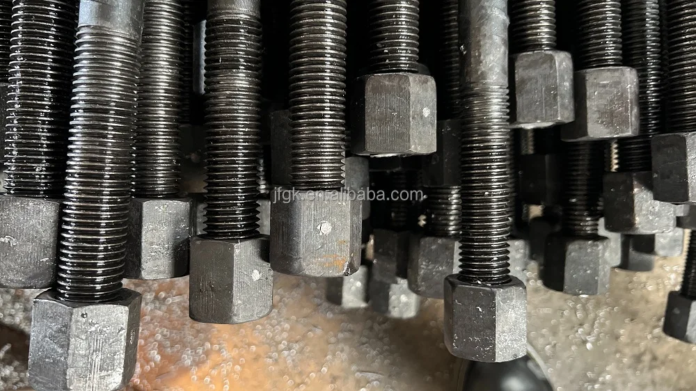 Hign Strength Steel Bolt Full Thread Reinforcing Bars Cast Steel Nuts ...