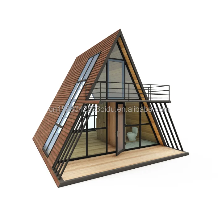 Resort Wooden Structure - Frame House Triangle Shape