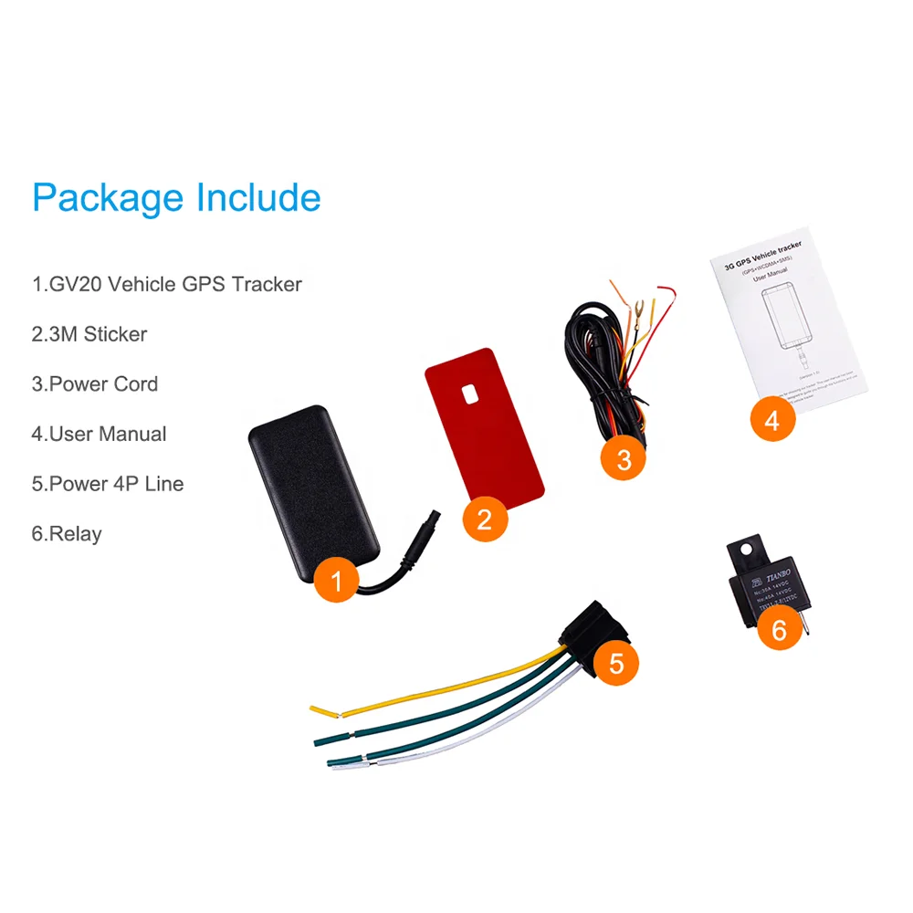 Jimi Gv20 Gps Tracking For Vehicle/motocycle/e-bike/e-scooter Multiple Alarms 2g/3g - Buy Gps ...