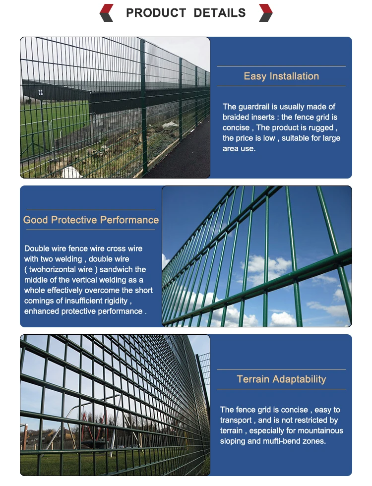 868 Fence - Durable Double Wire Mesh for Security & Sustainability