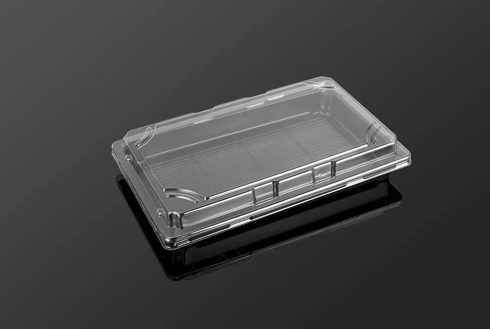 Clear Plastic Container Container Sushi Tray With Dome Lid - 200/case ...