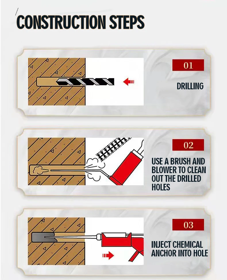 Injection Epoxy Anchoring Rebar Epoxy Anchor Chemical Concrete Anchors - Buy Anchoring Epoxy ...
