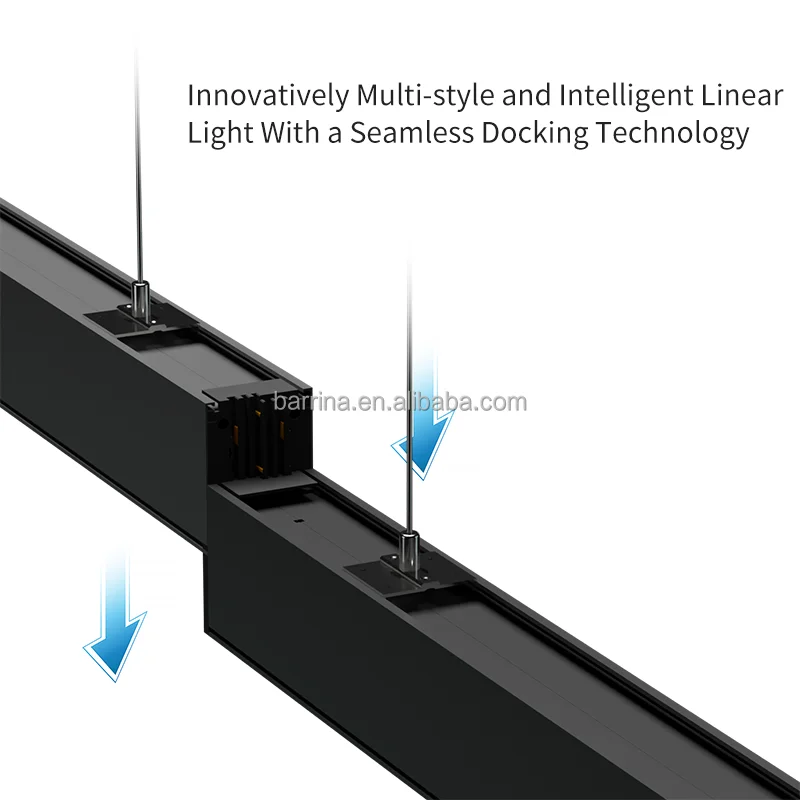 Efficient Office Lighting with Easy Linkable LED Linear Lights