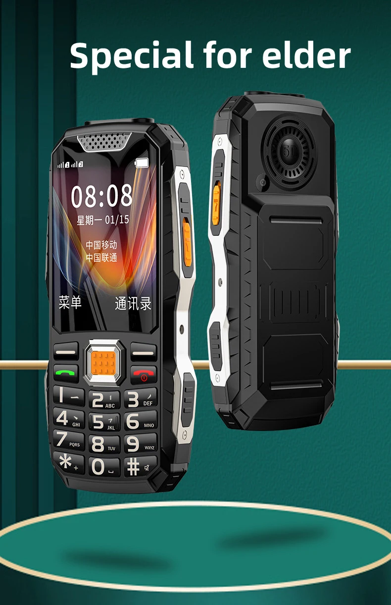 W2019 Rugged Phone - Long Standby, Big Battery, Cheap