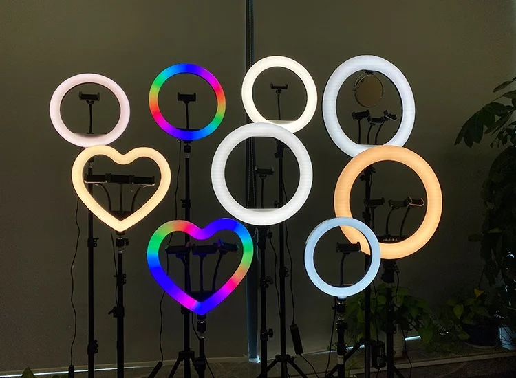 Aros De Luz - Heart RGB Ring Lights for Perfect Selfies